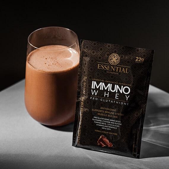 Immuno Whey Chocolate Sachê - Essential Nutrition