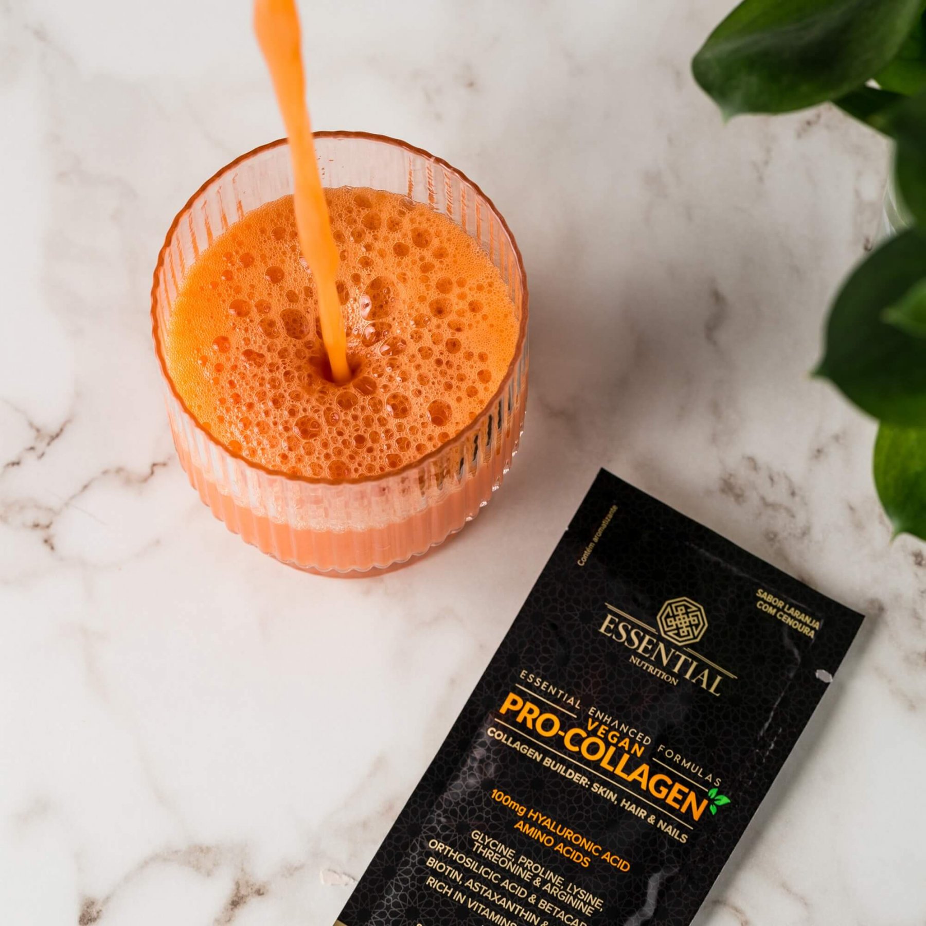 Pro-Collagen Vegan Laranja com Cenoura Box - Essential Nutrition